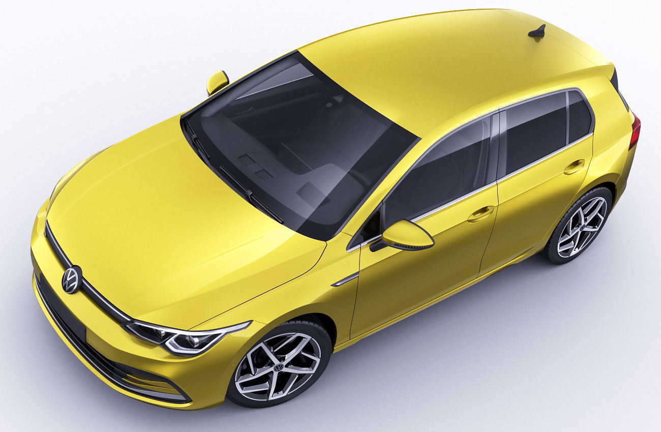 VW Golf 2020 3D model | CGTrader