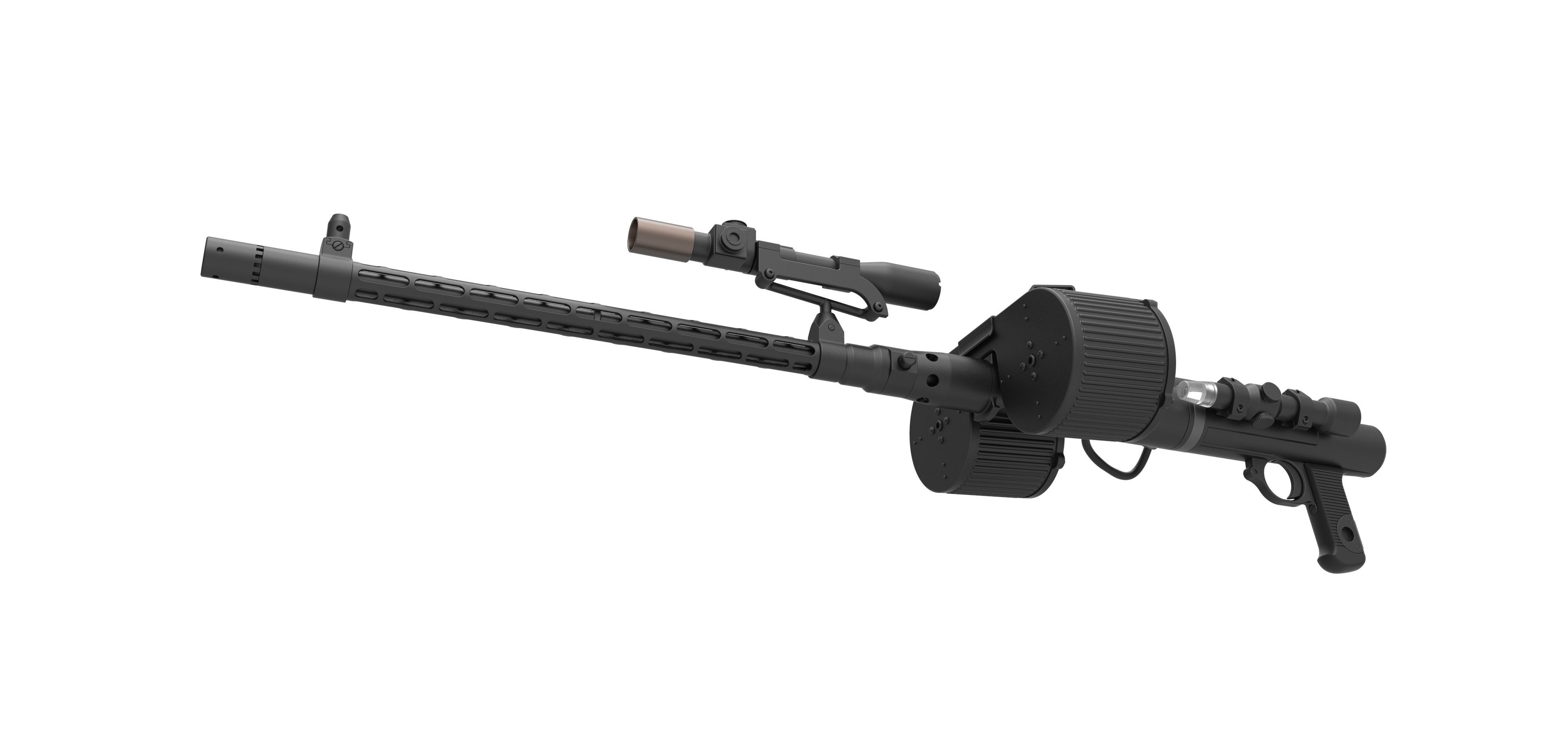 Stormtrooper Blaster RT-97C from the movie Star Wars 3D model | CGTrader