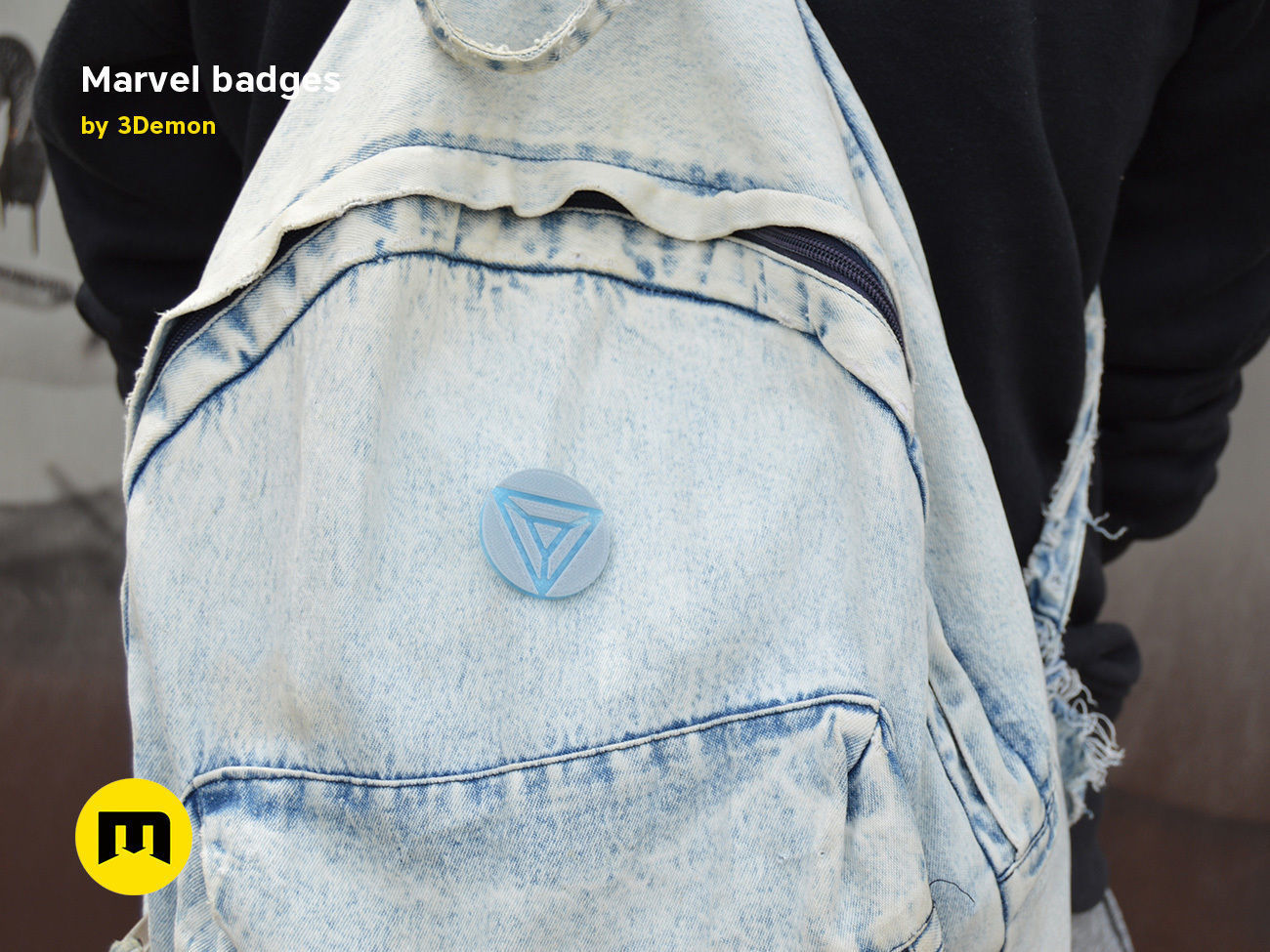 Marvel Badge Designs With Colors 3D model 3D printable | CGTrader
