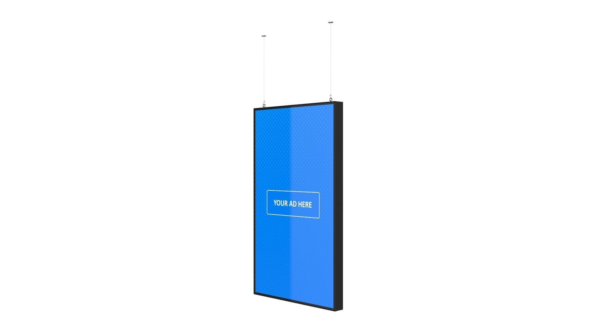 Digital Panel Vertical 49 Inch 3D model | CGTrader