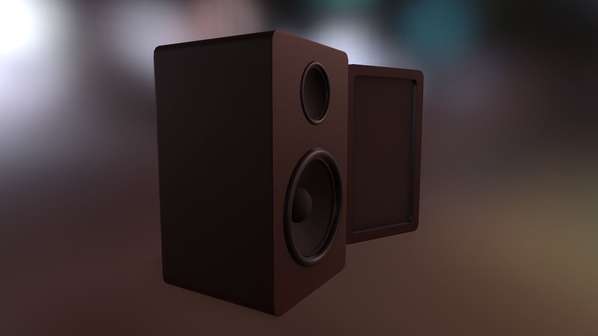 3D model Audio Speaker VR / AR / low-poly | CGTrader