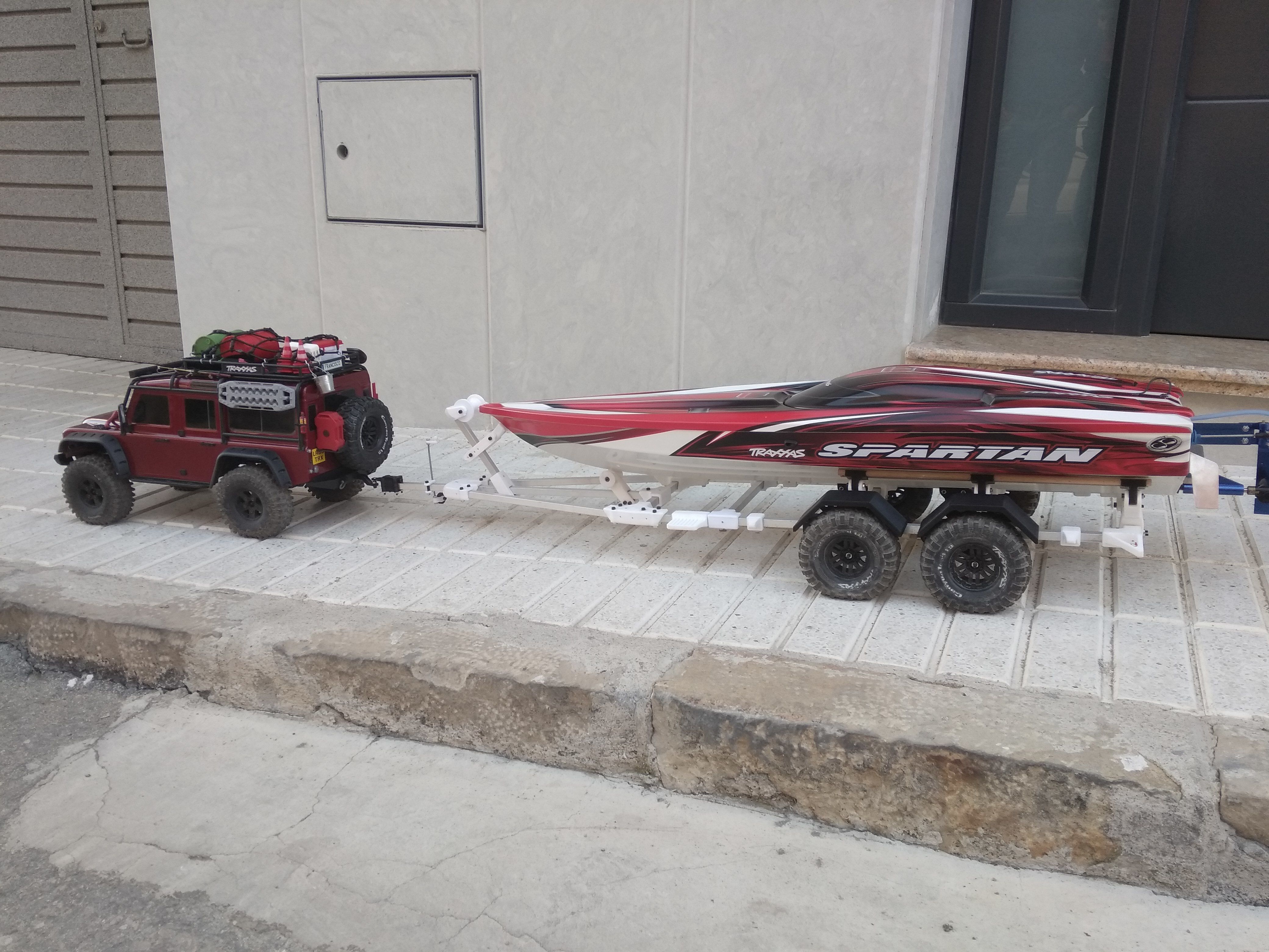 Boat Trailer for crawler or RC car 3D model 3D printable | CGTrader