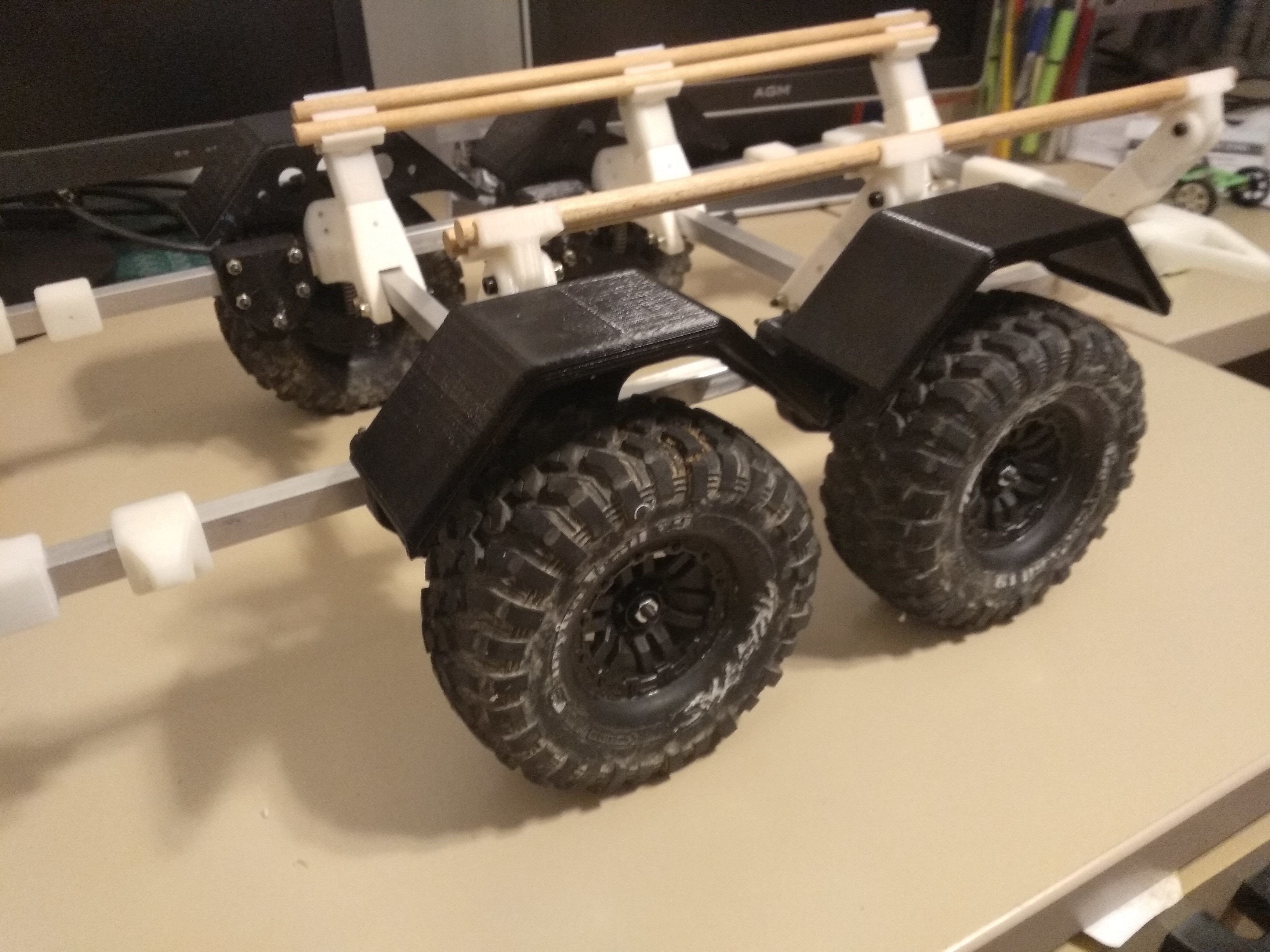 Boat Trailer for crawler or RC car 3D model 3D printable | CGTrader