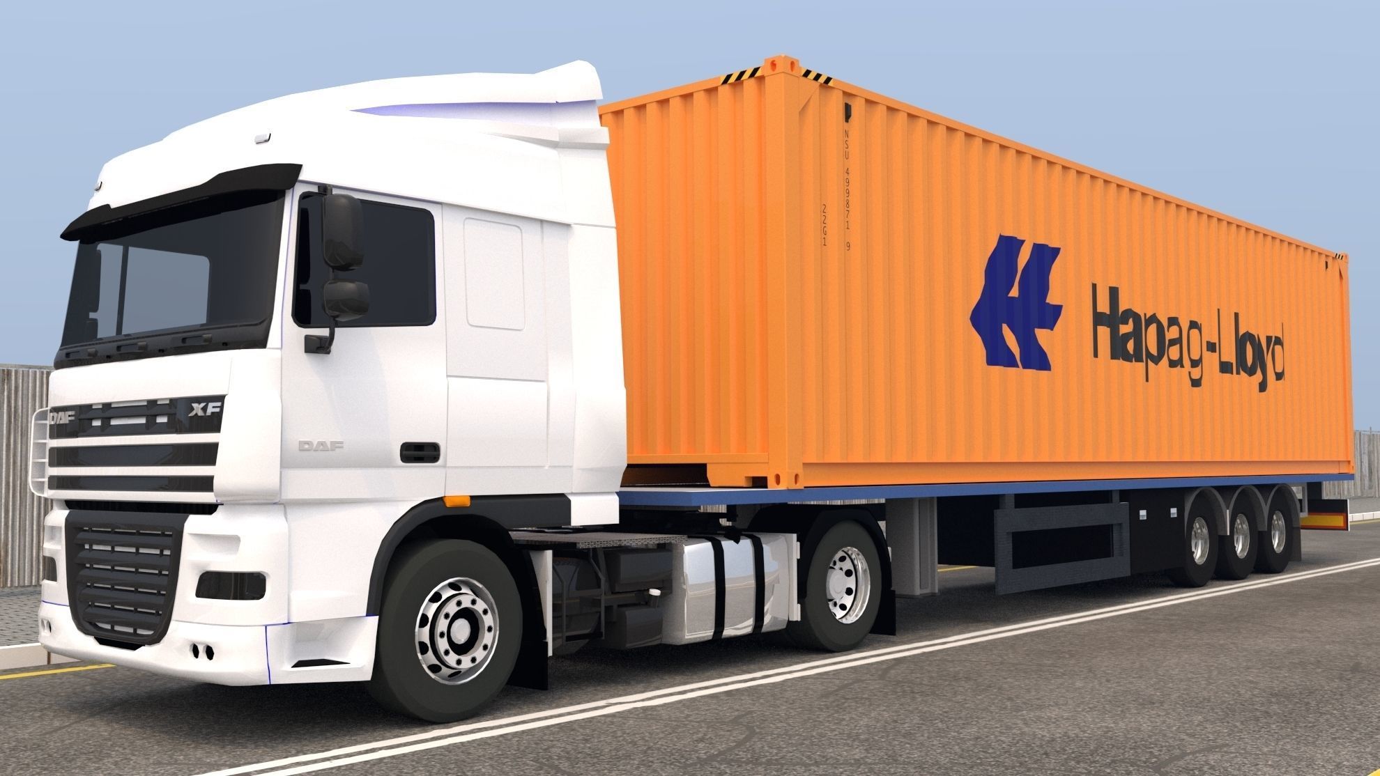 3D Model DAF XF SEMI TRAILER CGTrader 3d-model-daf-xf-semi-trailer-cgtrader