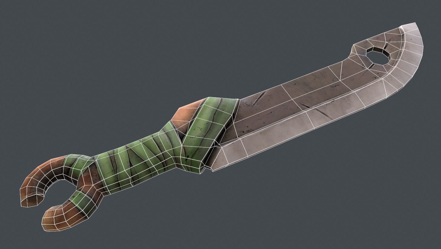 3D model Stylized Lowpoly Fantasy Sword 4 VR / AR / low-poly | CGTrader