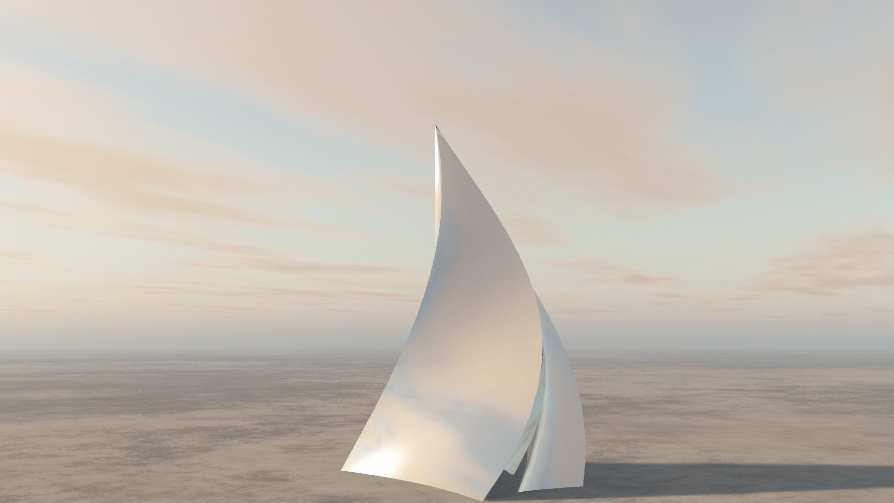 Chrome Pyramid 3D model | CGTrader