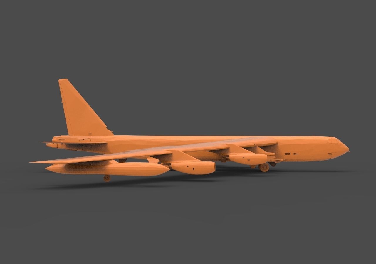 B - 52 3D model 3D printable | CGTrader