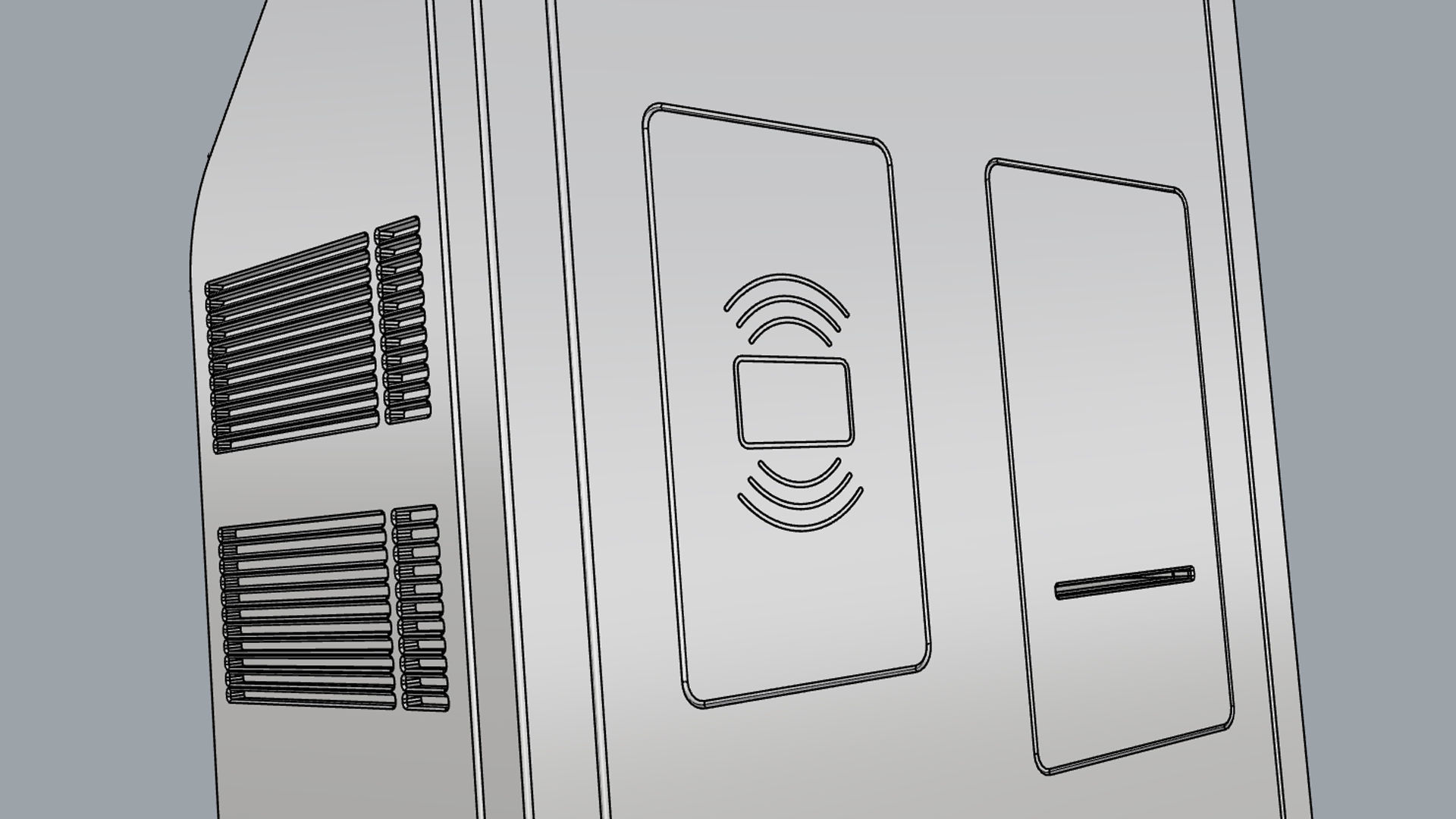Ground Totem Self Service 01 3D model | CGTrader