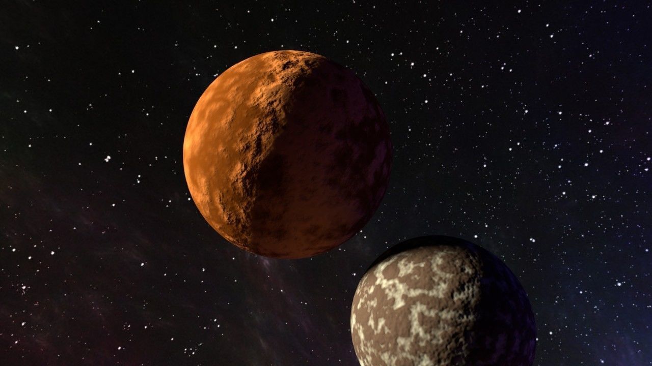 Two Planet Colliding Animation 3D model animated | CGTrader