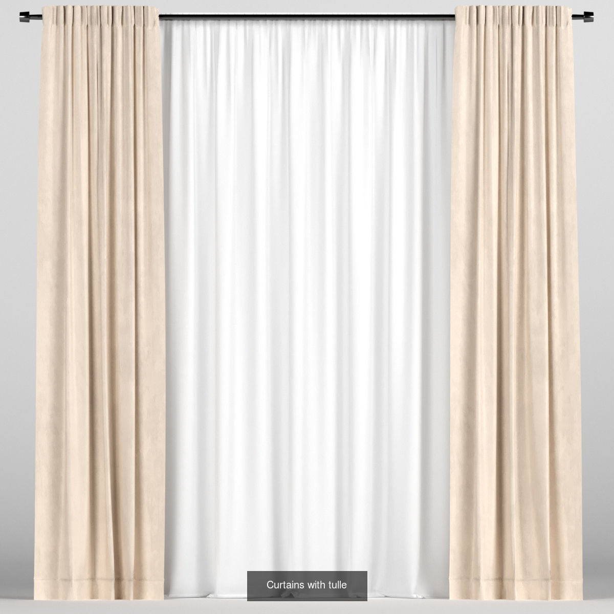 Curtains 3D Model Collection | CGTrader