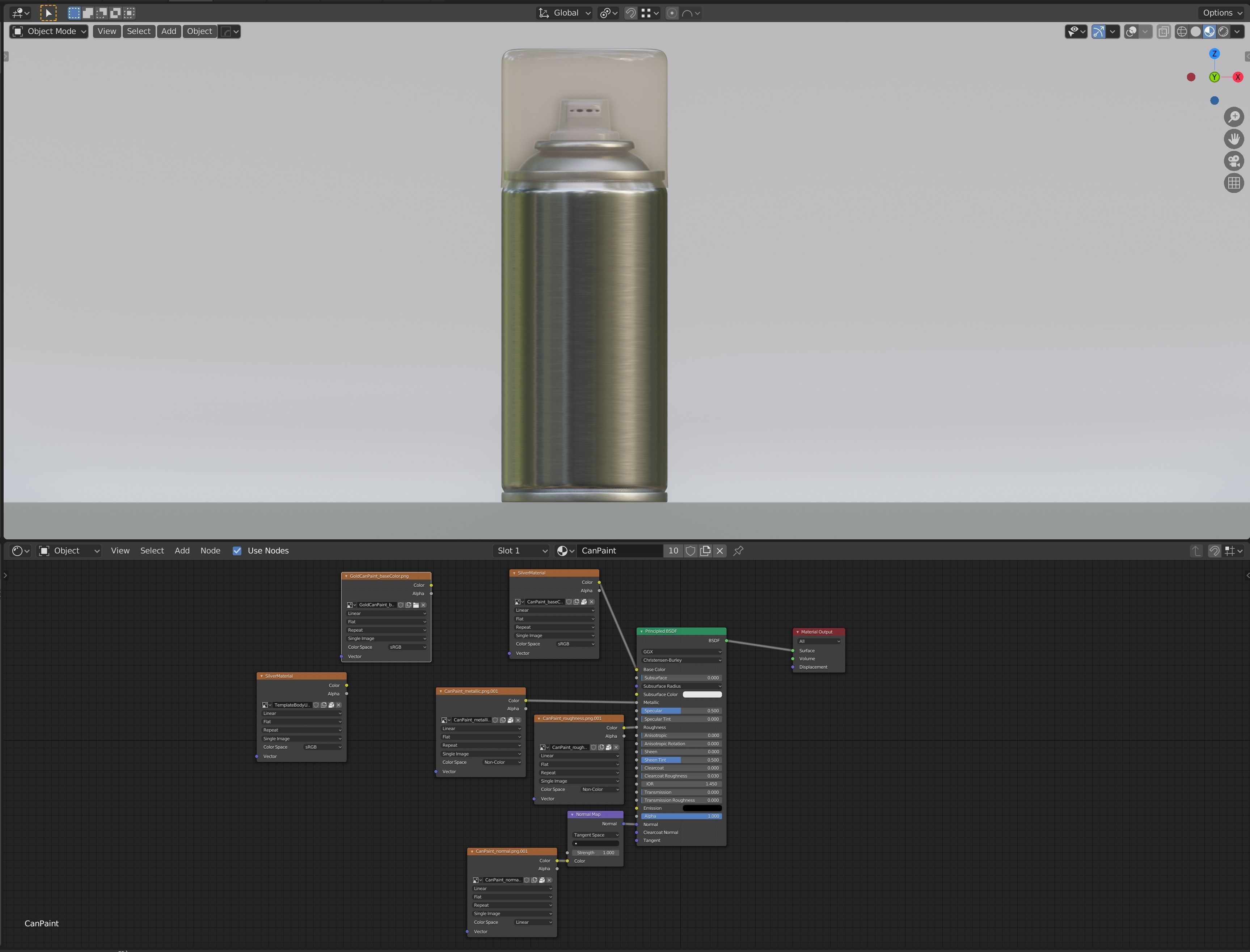 Shaving Foam 3D model | CGTrader