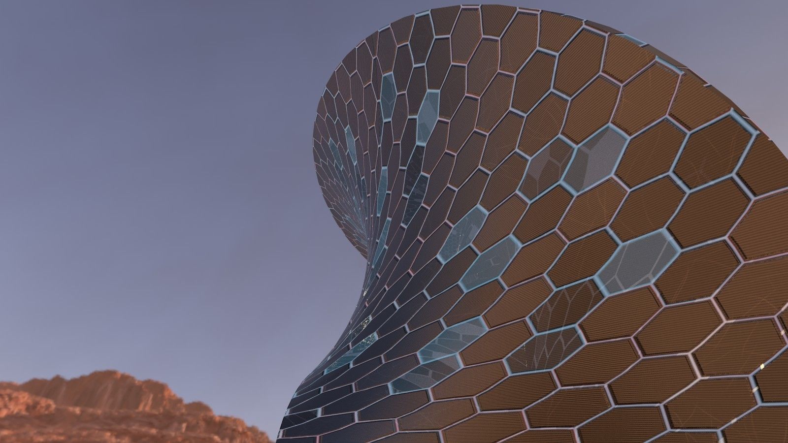 Twisted Alien Skyscraper 3D model | CGTrader