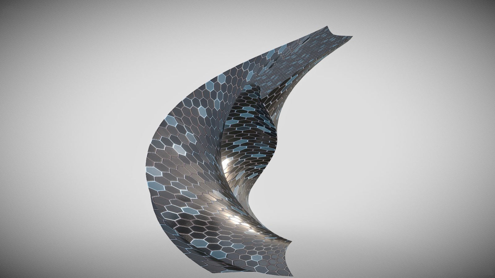 Twisted Alien Skyscraper 3D model | CGTrader