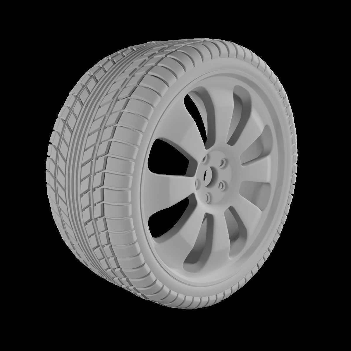 Wheel Tire realistic 3D Model 3D model | CGTrader