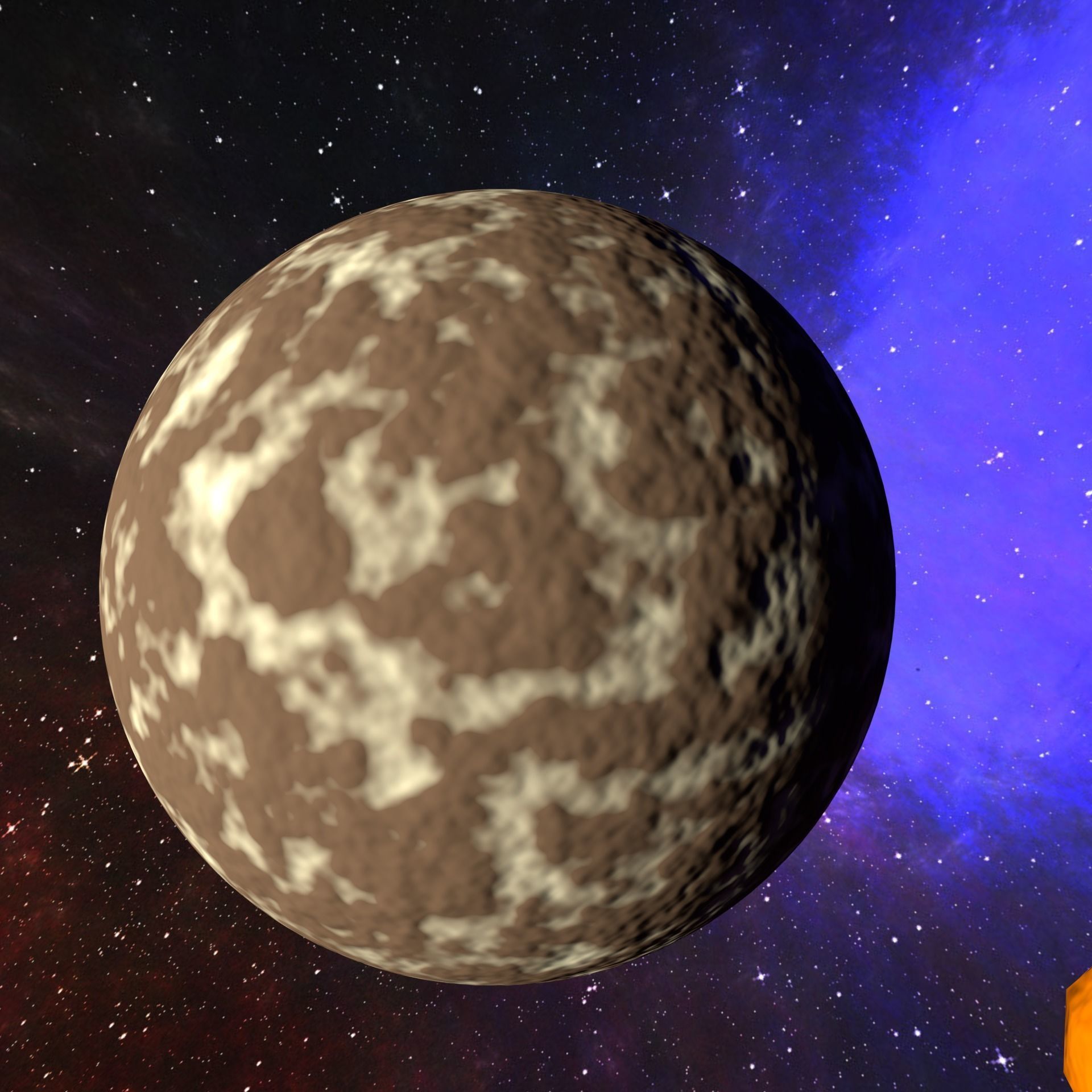Brown Planet 3 3D model | CGTrader