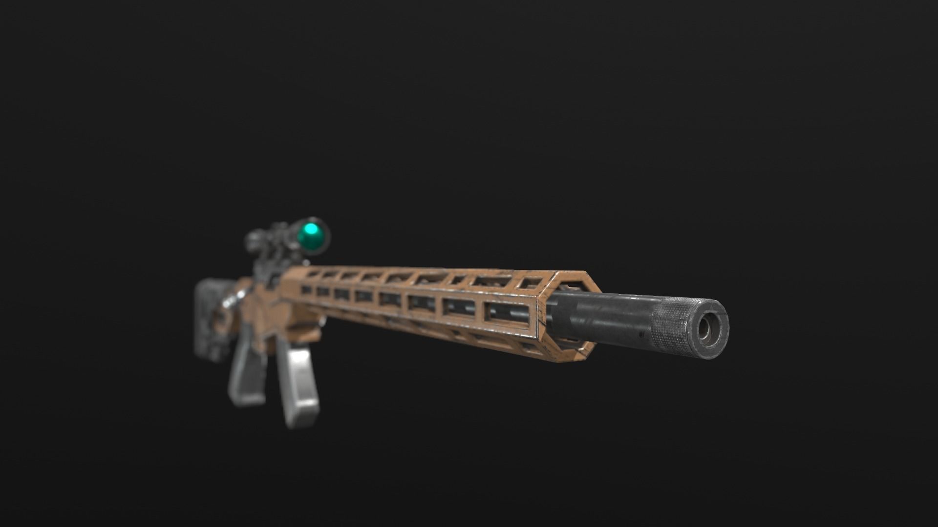 3D model RUGER PRECISION RIMFIRE FREE 3D MODEL VR / AR / low-poly ...