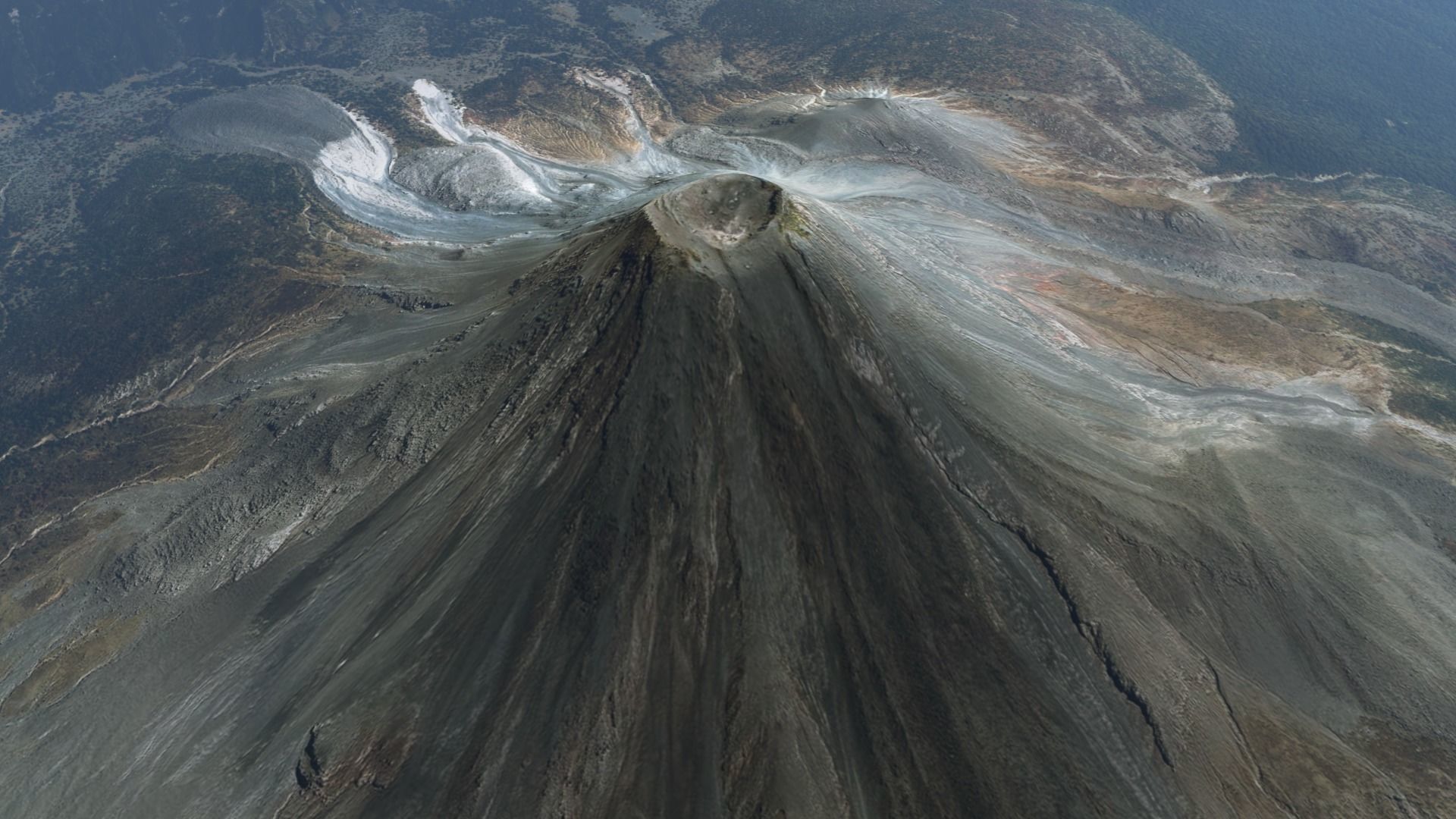 Volcano Mountains - Colima 3D model | CGTrader