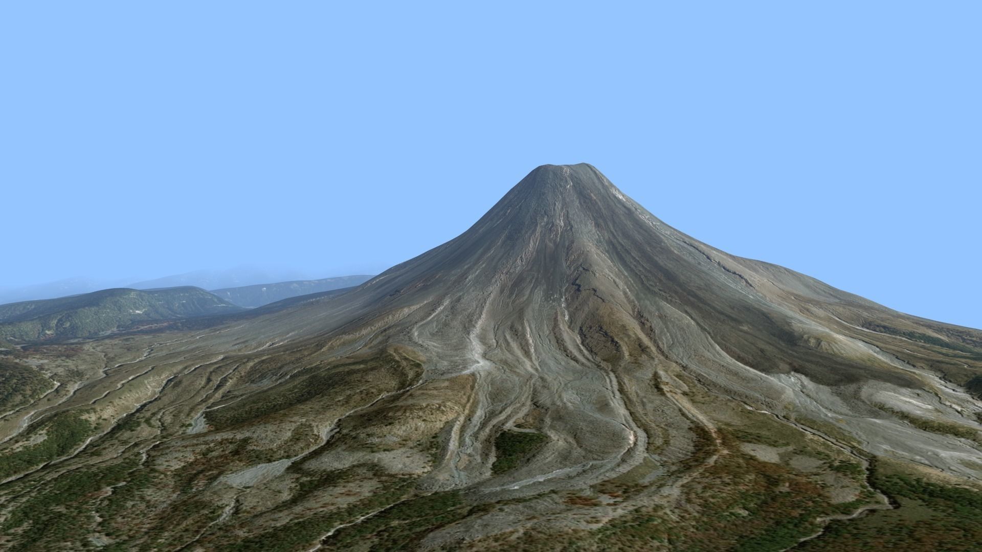 Volcano Mountains - Colima 3D model | CGTrader