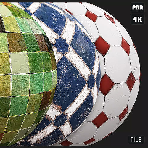 PBR Tile Texture | CGTrader