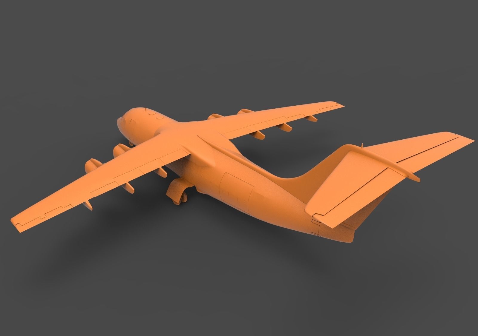 BAE 146 3D model 3D printable | CGTrader