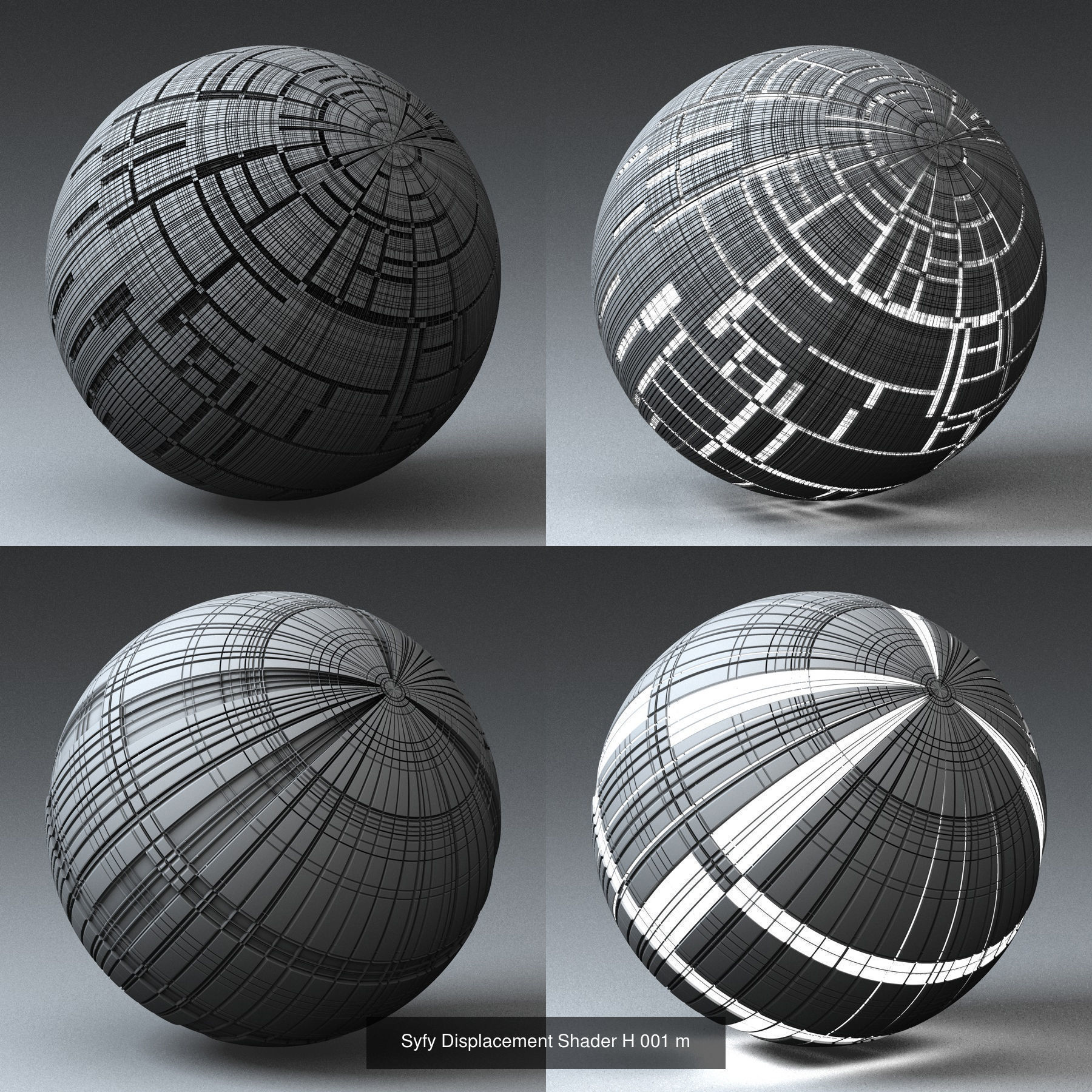Syfy Displacement Shader H 3D Model Collection | CGTrader