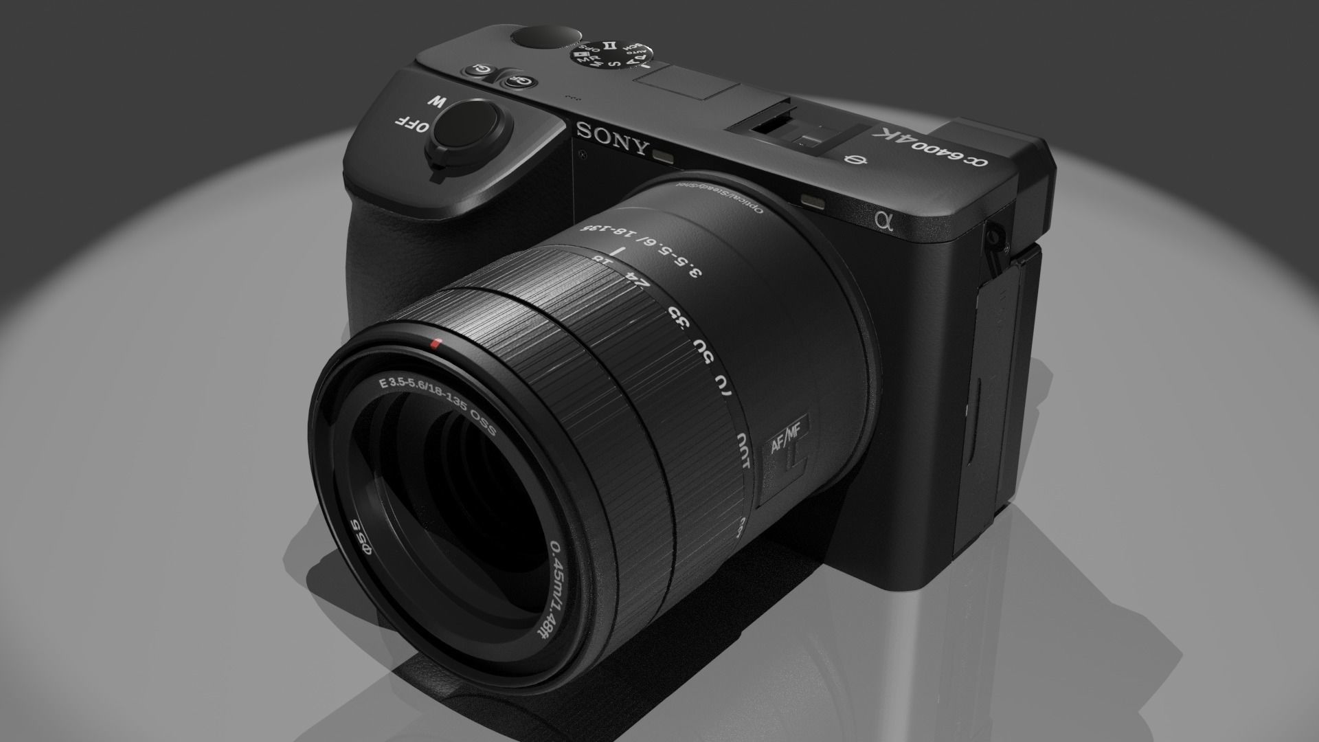 Low poly VFX Sony camera 3D model free VR / AR / low-poly 3D model ...