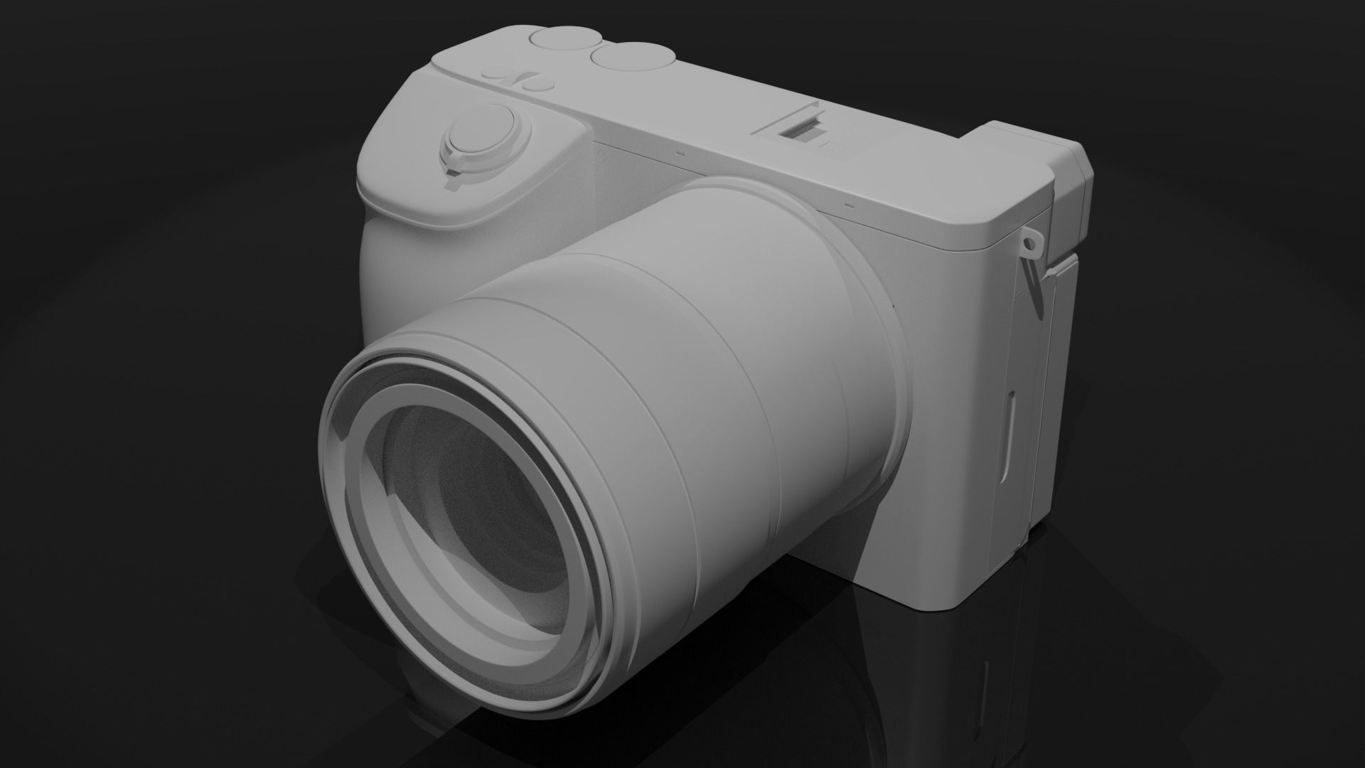 Low poly VFX Sony camera 3D model free VR / AR / low-poly 3D model ...