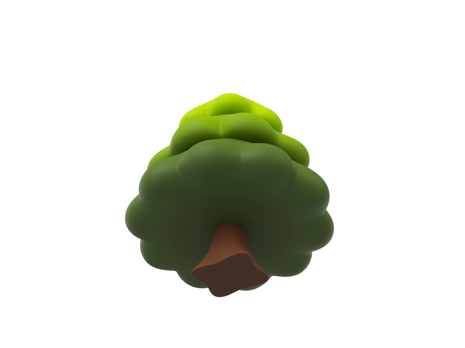 Cartoon Pine Tree 3D model | CGTrader