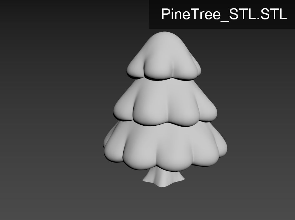 Cartoon Pine Tree 3D model | CGTrader