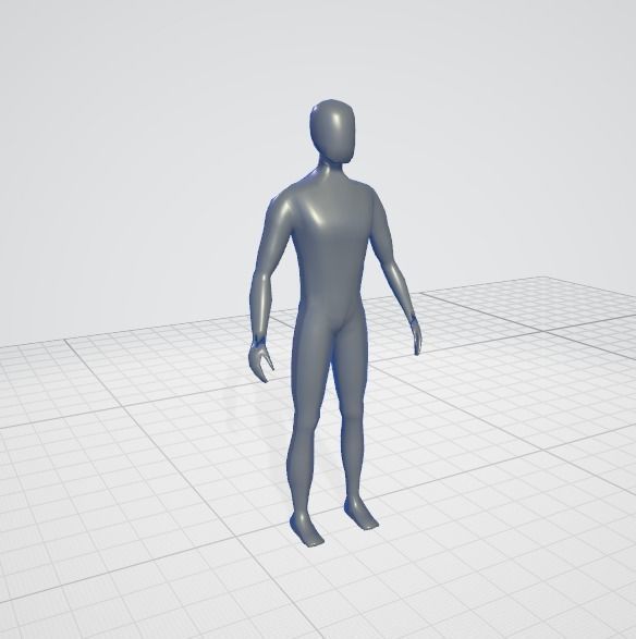 3D low poly male character free 3D model | CGTrader