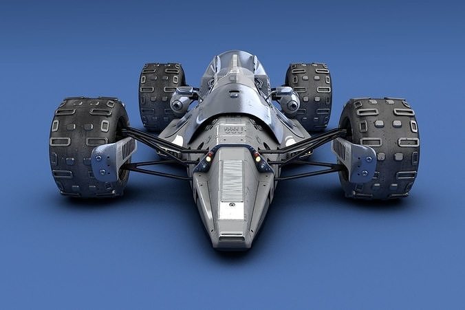 Futuristic F1 Racer 3D model | CGTrader