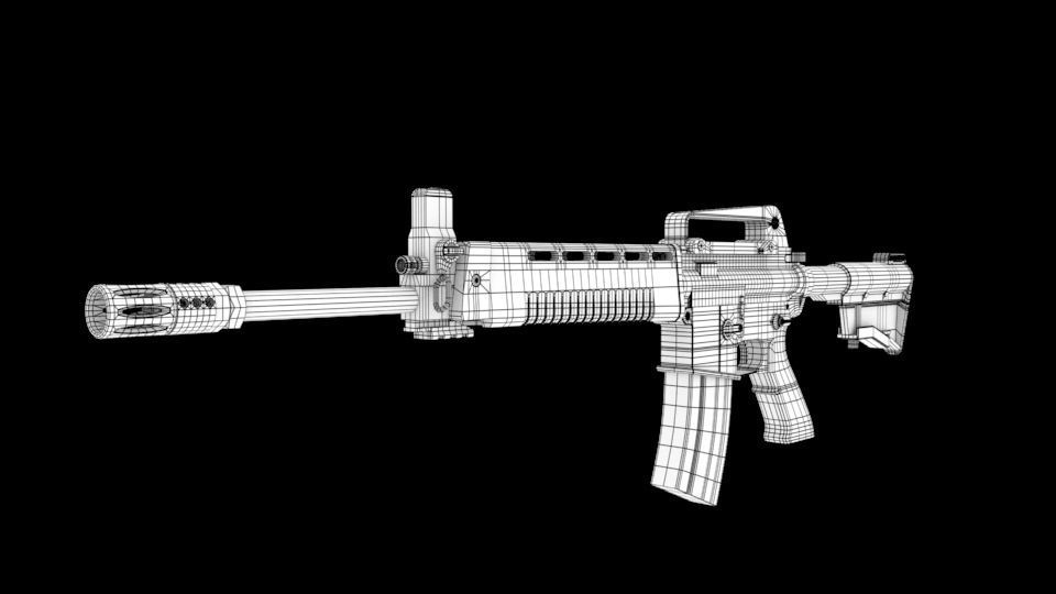 T91 Assault Rifle 3D model | CGTrader