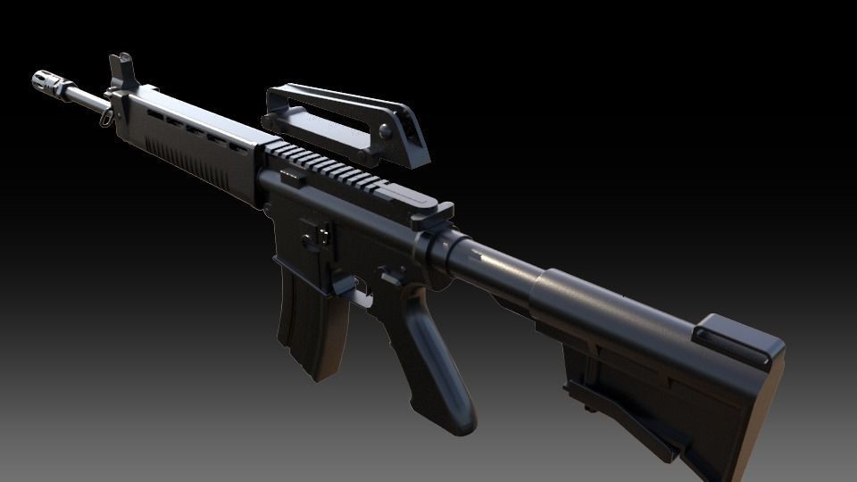 T91 Assault Rifle 3D model | CGTrader