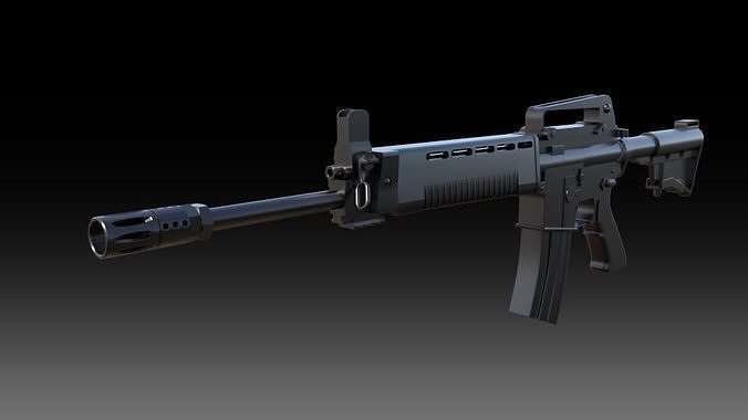 T91 Assault Rifle 3D model | CGTrader