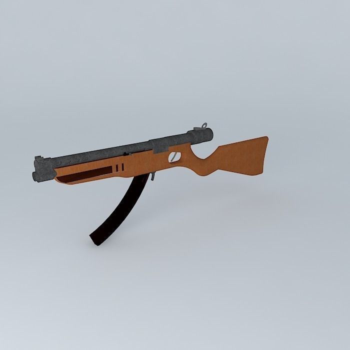 type 2 smg - experimental model 2 submachi... free 3D Model MAX OBJ 3DS ...