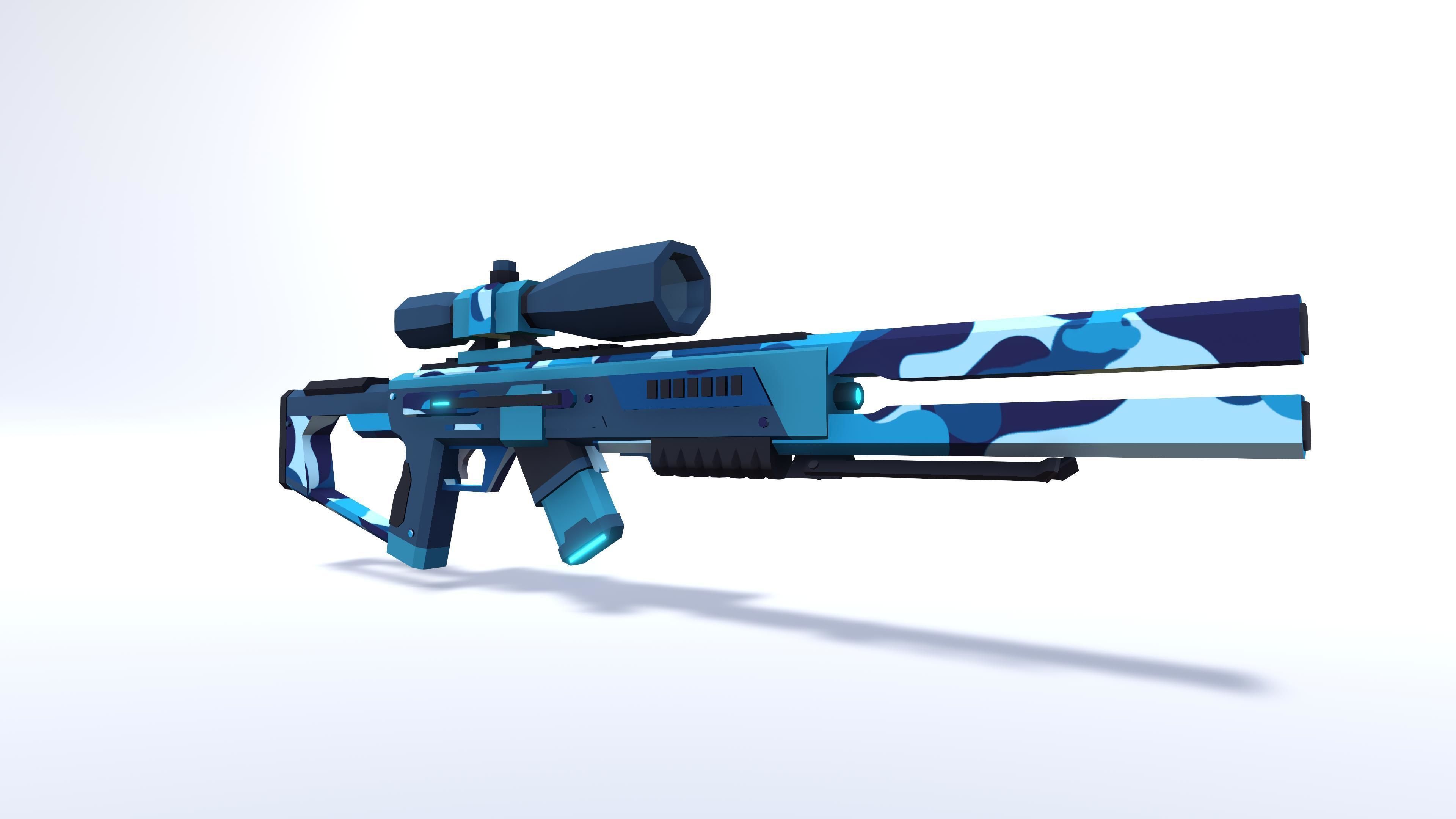 3D model CB Sci-Fi Gun Pack Complete VR / AR / low-poly | CGTrader