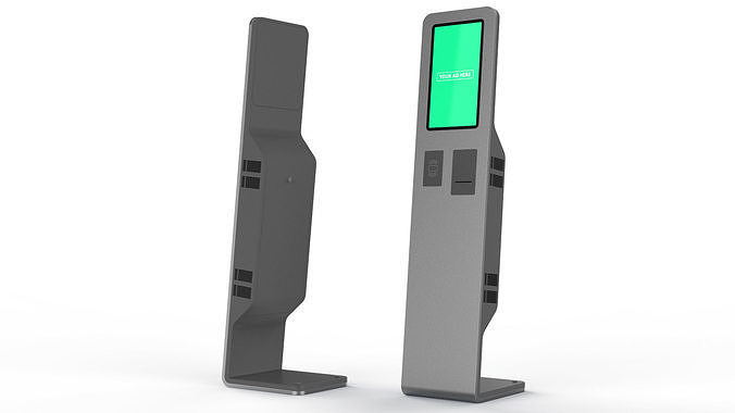 Ground Totem Self Service 03 3D model | CGTrader