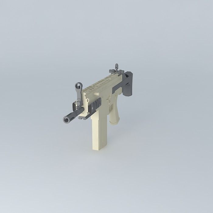 FN SCAR H PDW free 3D model | CGTrader