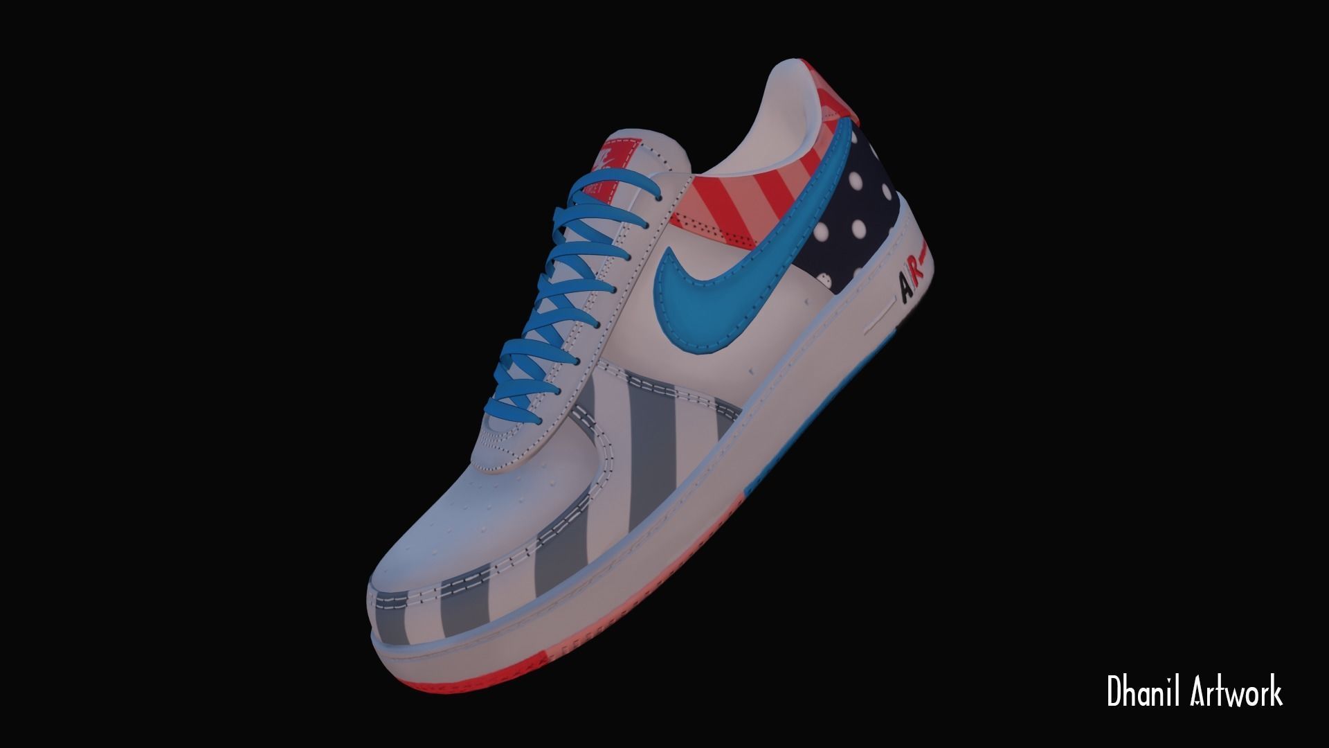 NIKE AIR FORCE 1 3D model | CGTrader