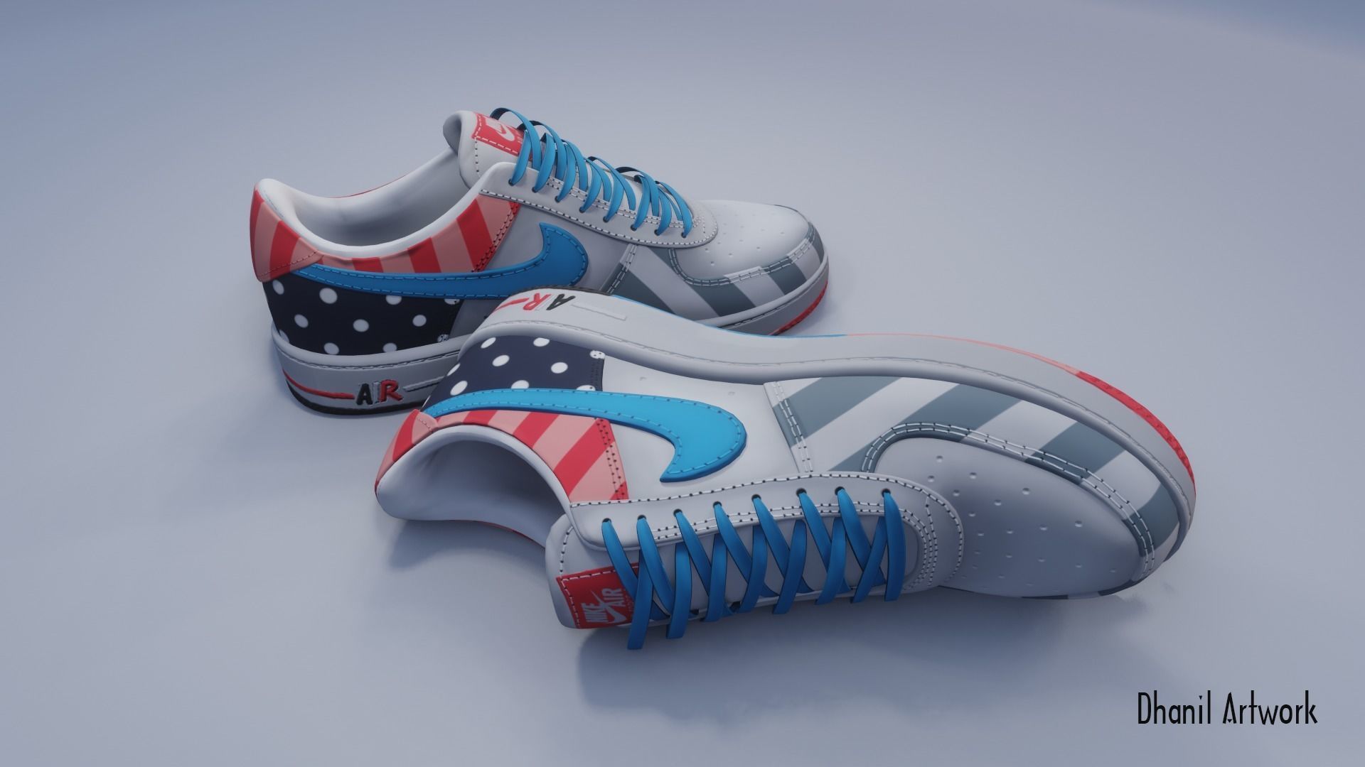 NIKE AIR FORCE 1 3D model | CGTrader