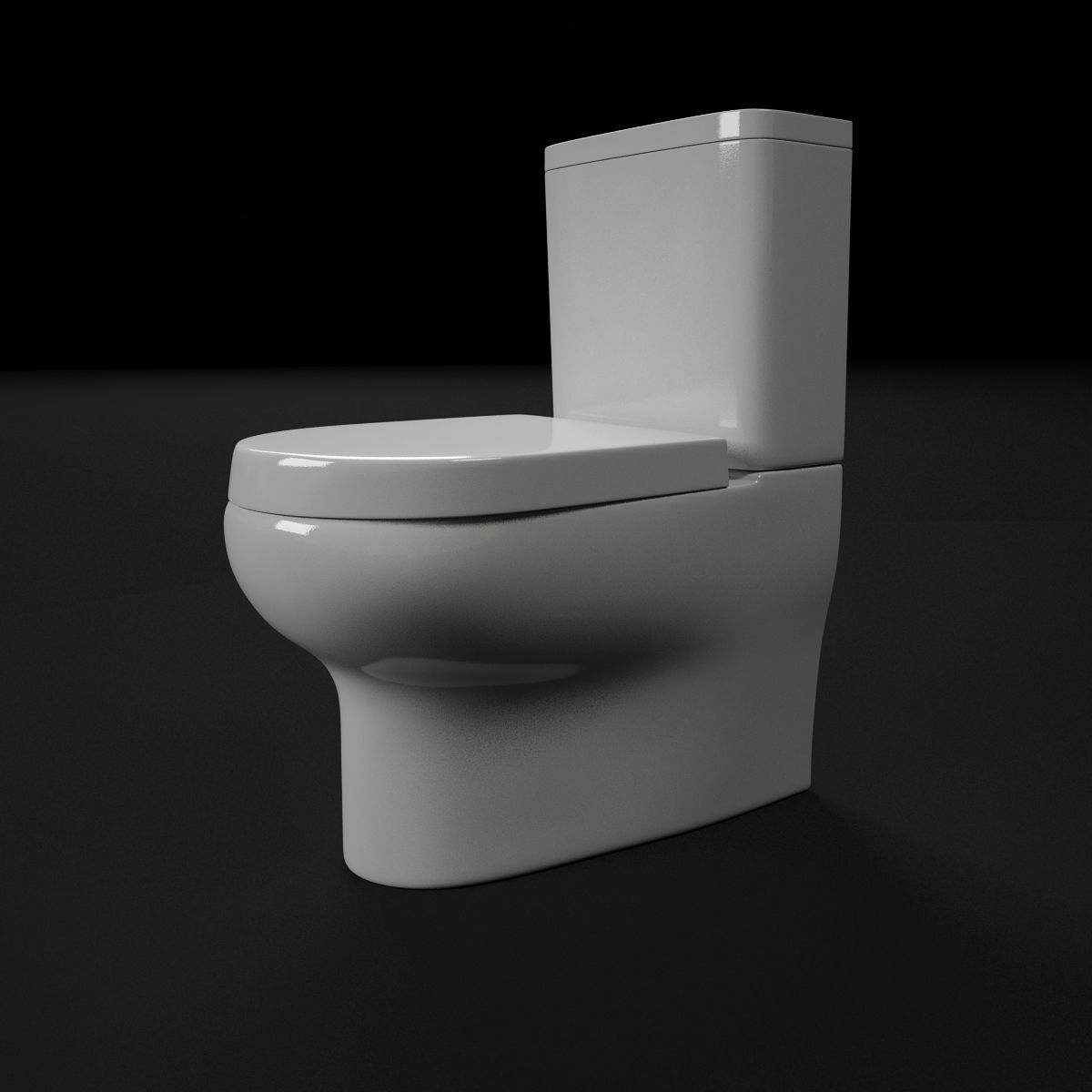 Freebies toilet commode closet render ready vray free 3D model | CGTrader