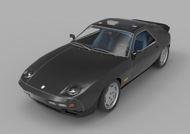 1981 Porsche 928 3D model | CGTrader