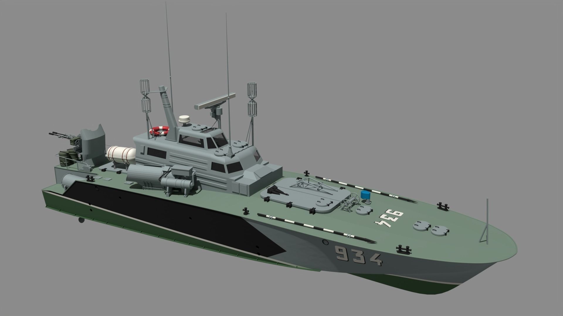 Small speed torpedo boat Project 131 formerly GDR 3D model | CGTrader