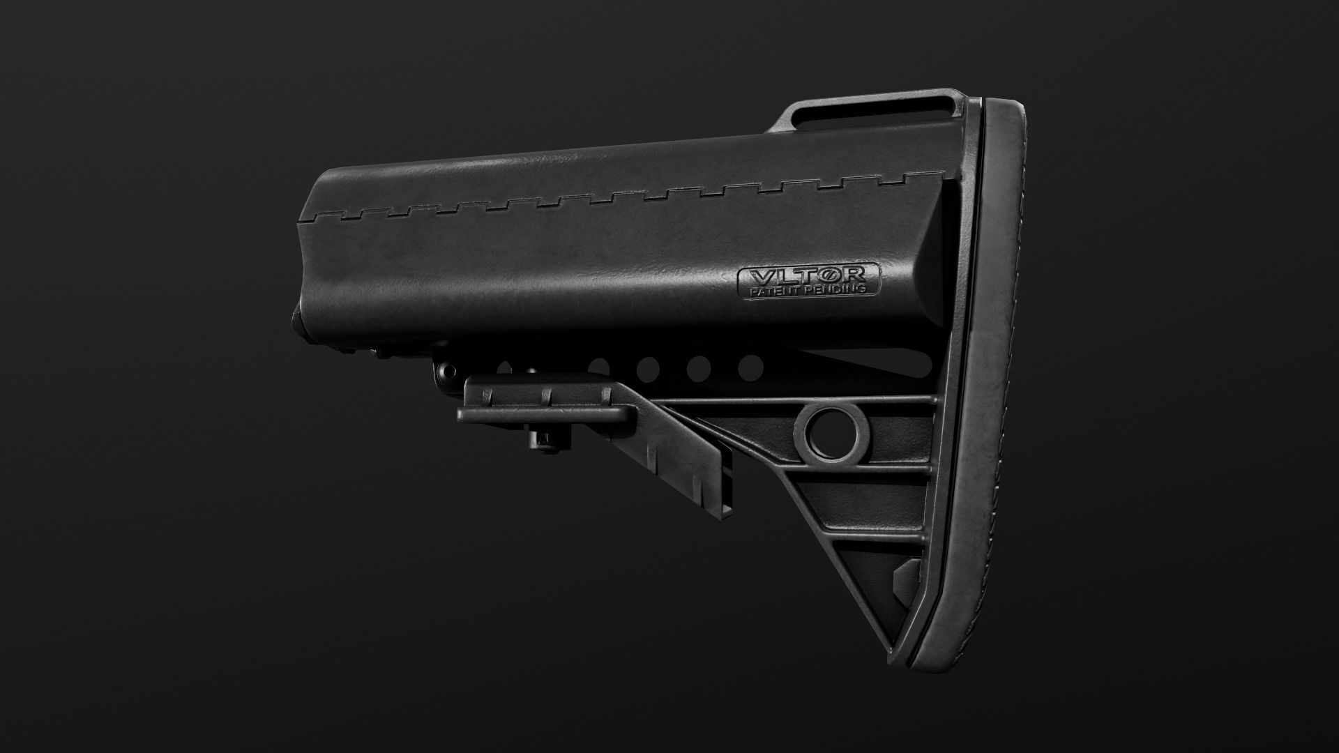3D model VLTOR IMOD AR15 Collapsible Buttstock VR / AR / low-poly ...