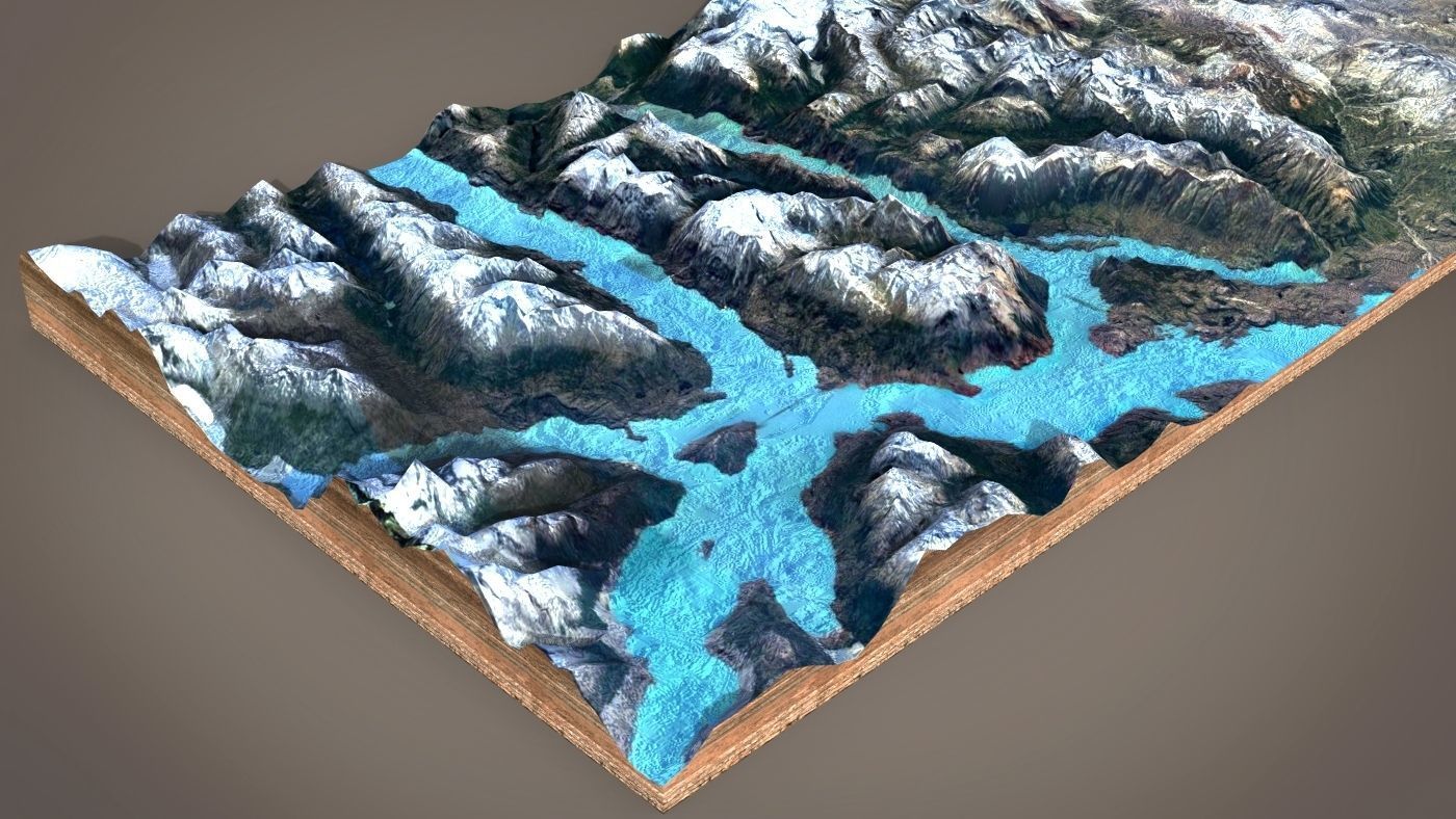 Mountain landscape 3D model | CGTrader