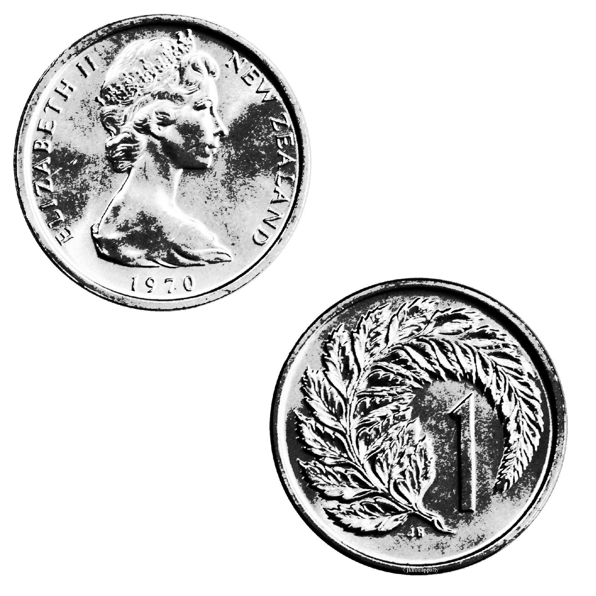 3D model 1 Cent NZ VR / AR / low-poly | CGTrader