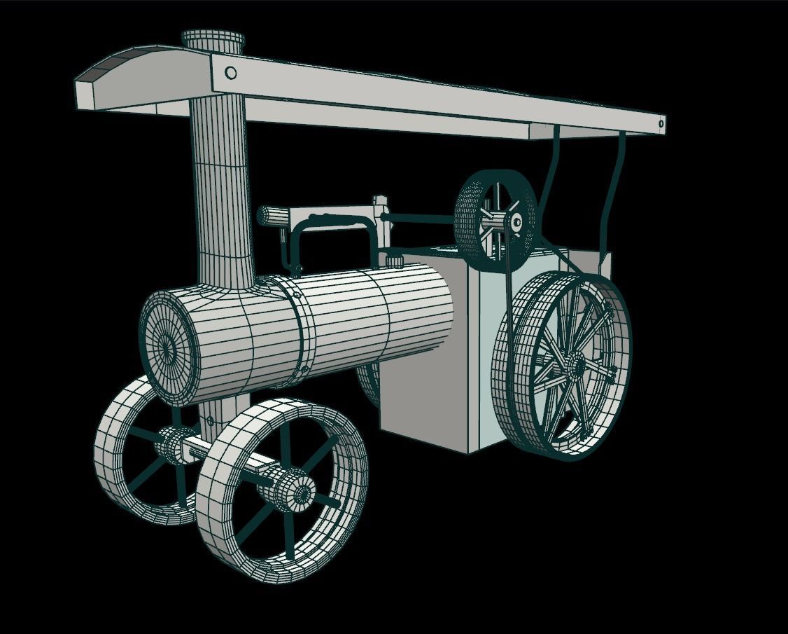 3D model Mamod Steam Tractor VR / AR / low-poly | CGTrader