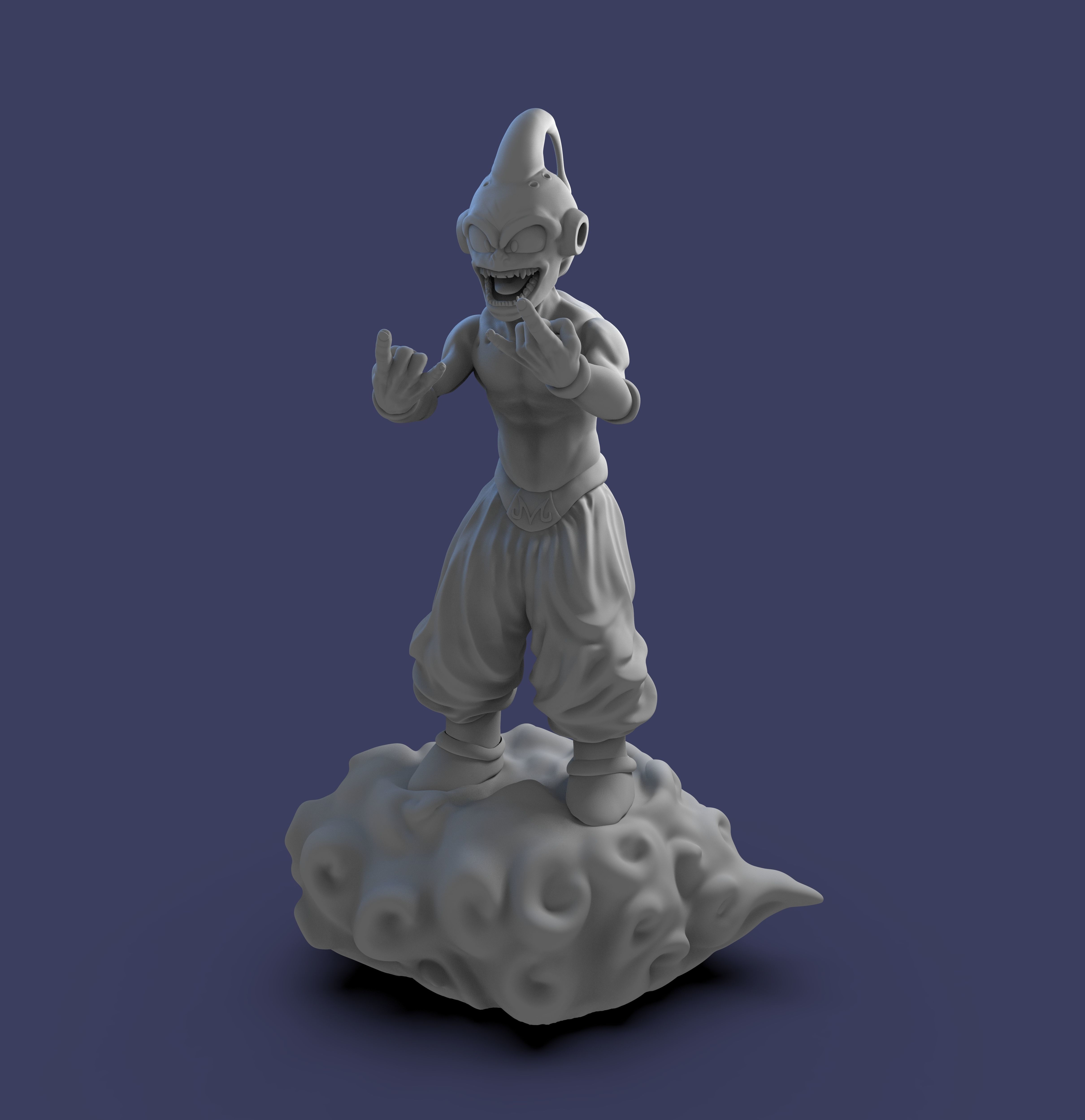 Kid Buu 3D model 3D printable | CGTrader