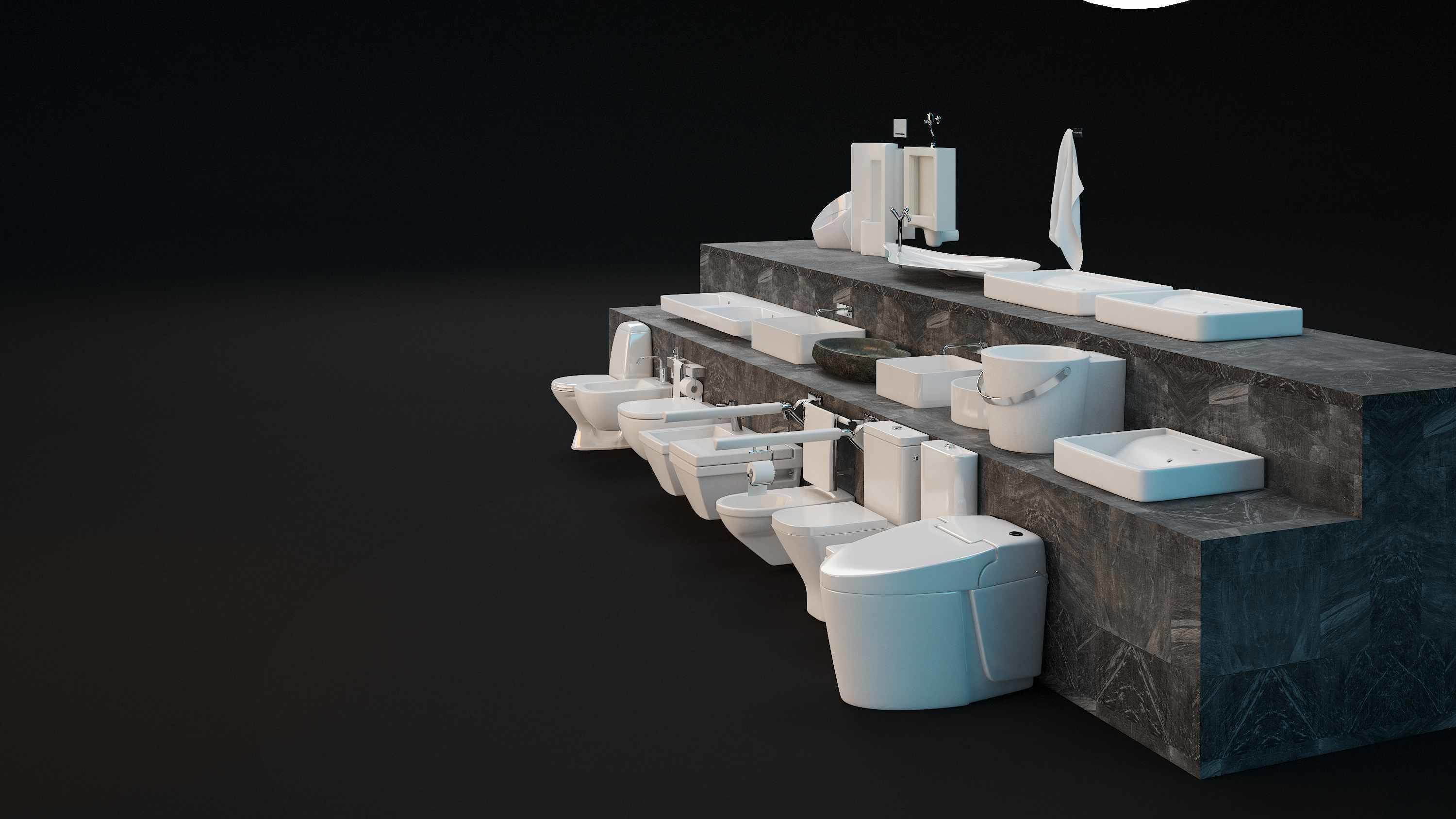 Render ready vray Toilet commodo 3d model 3D model | CGTrader