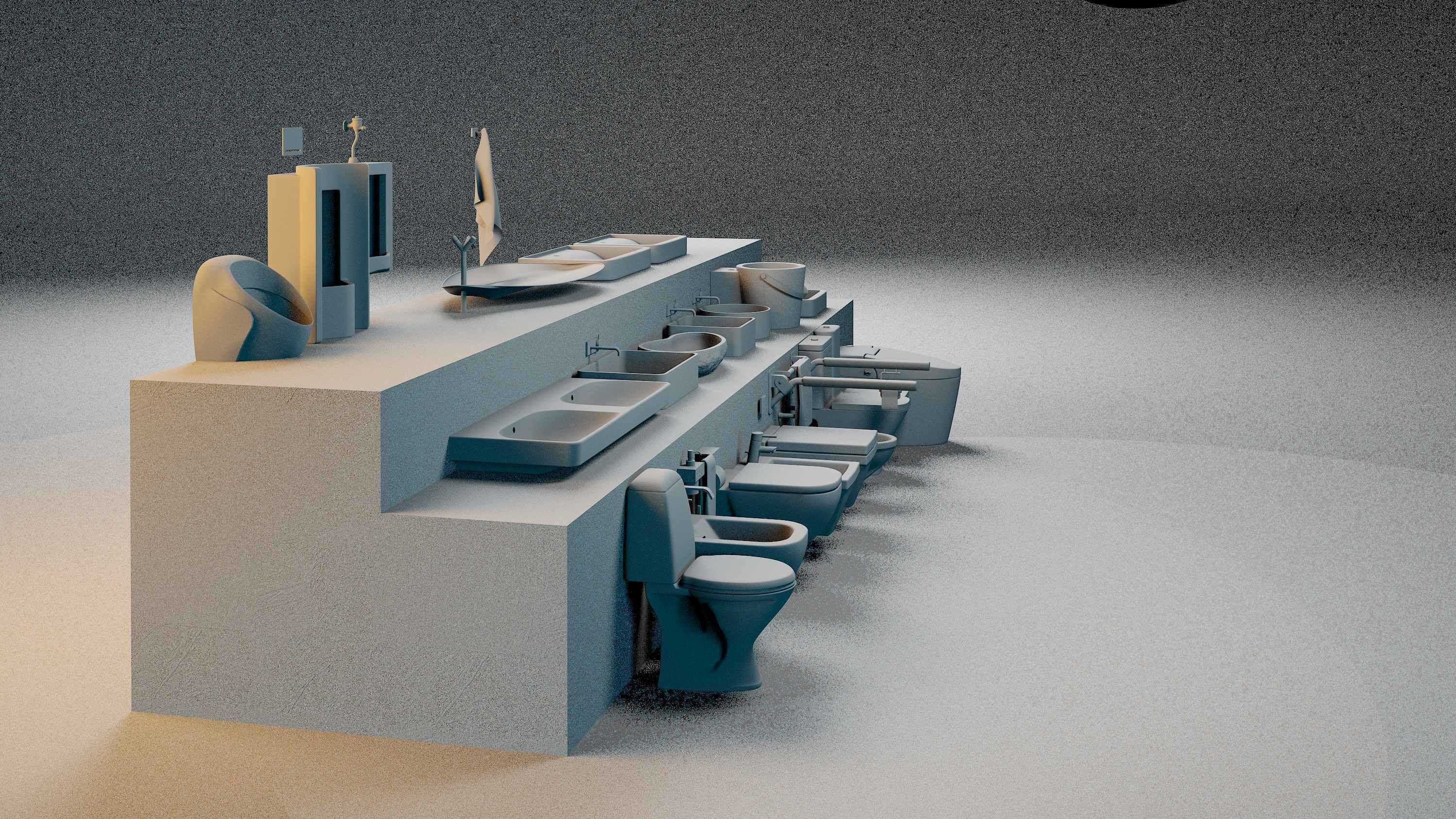 Render ready vray Toilet commodo 3d model 3D model | CGTrader